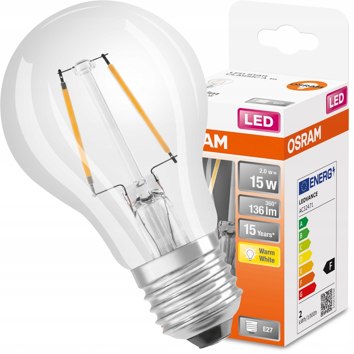 Żarówka Led E27 Filament Osram Edison w Żarówki Żarówki na Allegro ...