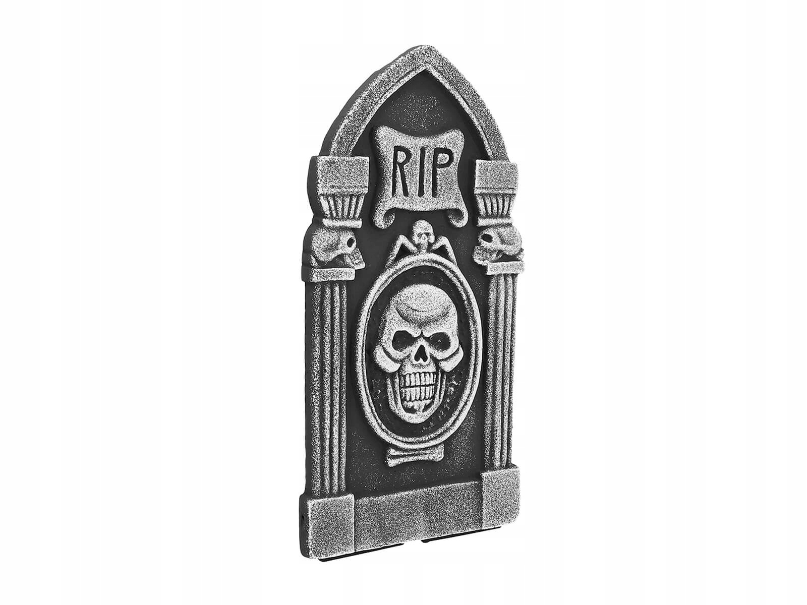 Nagrobek Czacha RIP 41x20 cm Halloween • Cena, Opinie - Allegro