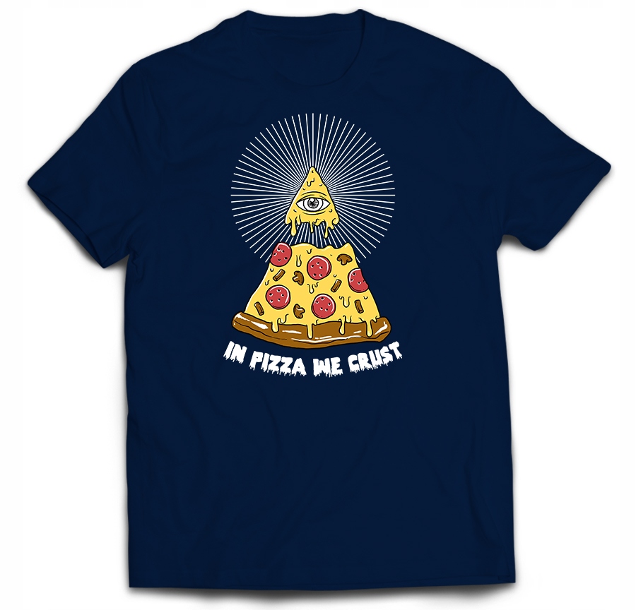 Tričko Pizza Illuminati In pizza we trust L, • Ceny, Recenze - Allegro