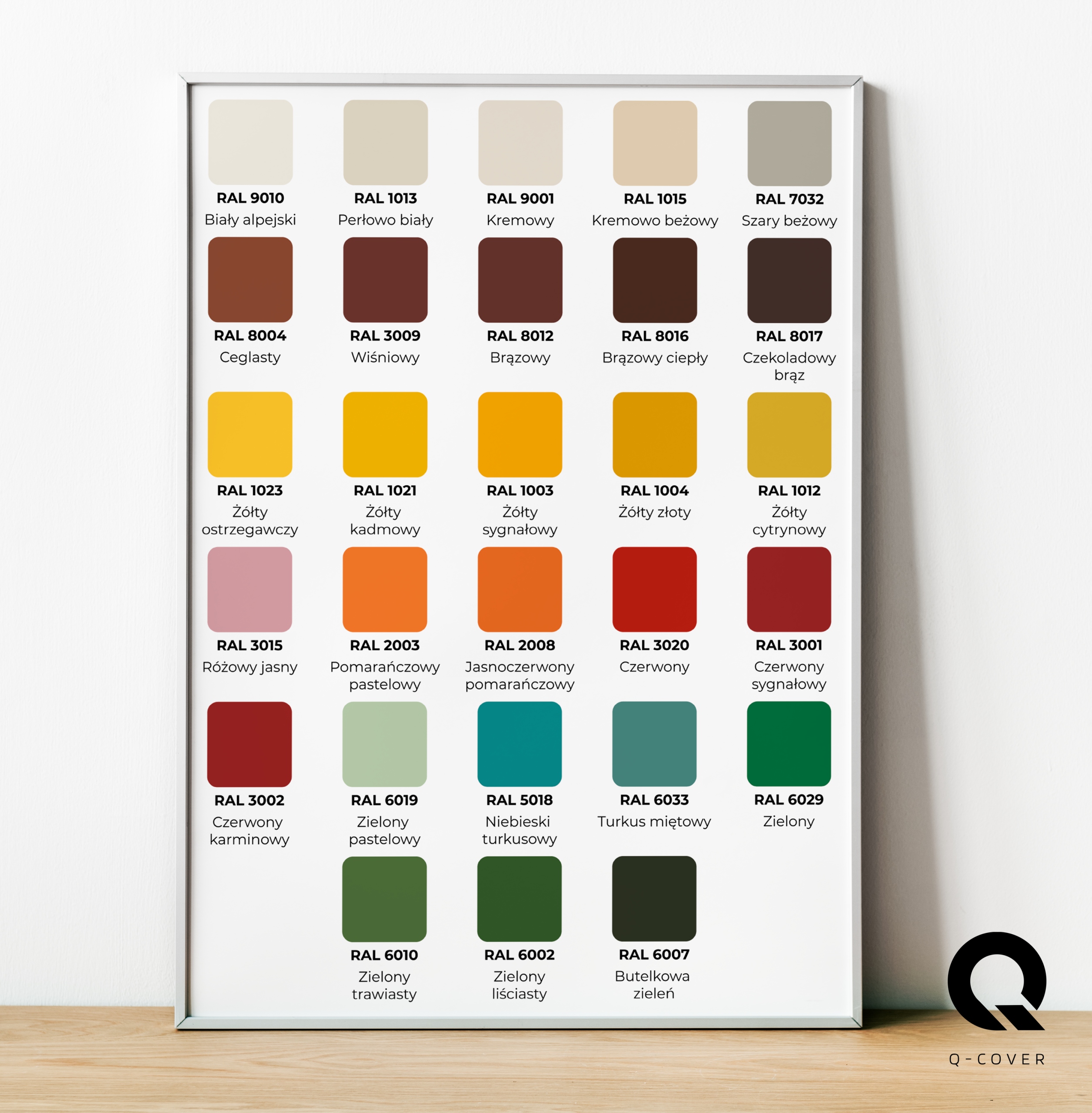 FARBA DO RENOWACJI POSADZEK BETONU CZERWONY KARMINOWY RAL 3002 PÓŁMAT ...