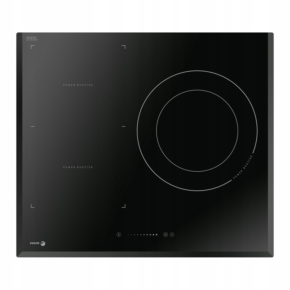 Płyta indukcyjna Fagor z 2 strefami Flexi dużymi strefami 3IF-ZONE30B3S ...