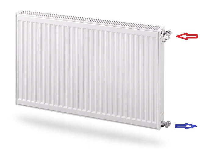 Grzejnik stalowo-panelowy Purmo 1909 W biały 1200 x 550 x 102 mm ...