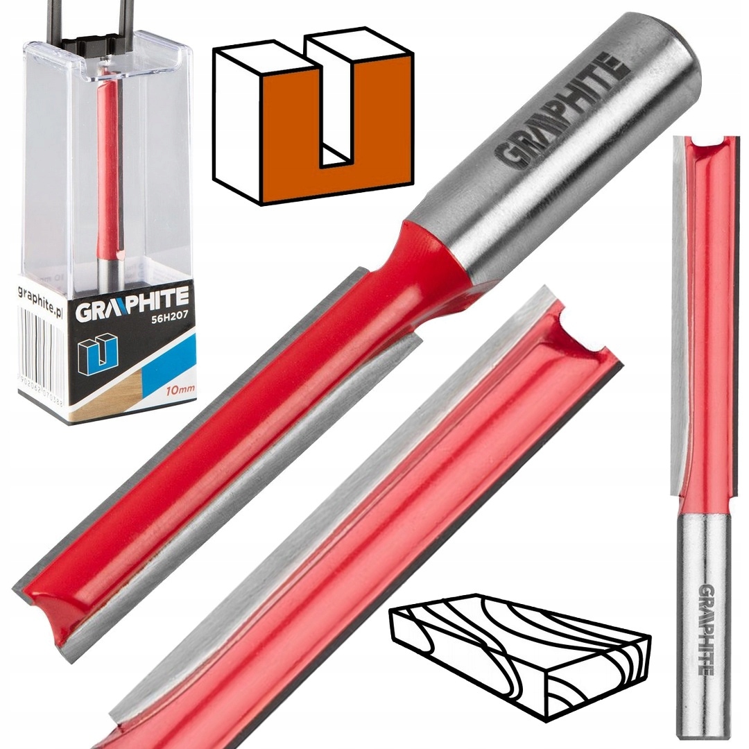 GRAPHITE FREZ PROSTY DO DREWNA ROWKÓW 10mm 56H207 (5902062070388 ...