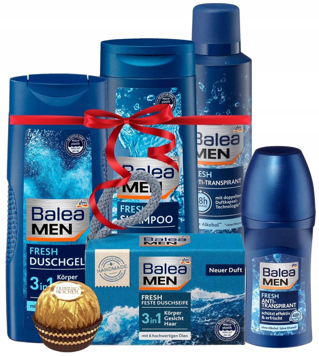 BALEA MEN FRESH ZESTAW KOSMETYKI PREZENT MIKOŁAJ (0089967951259) • Cena ...