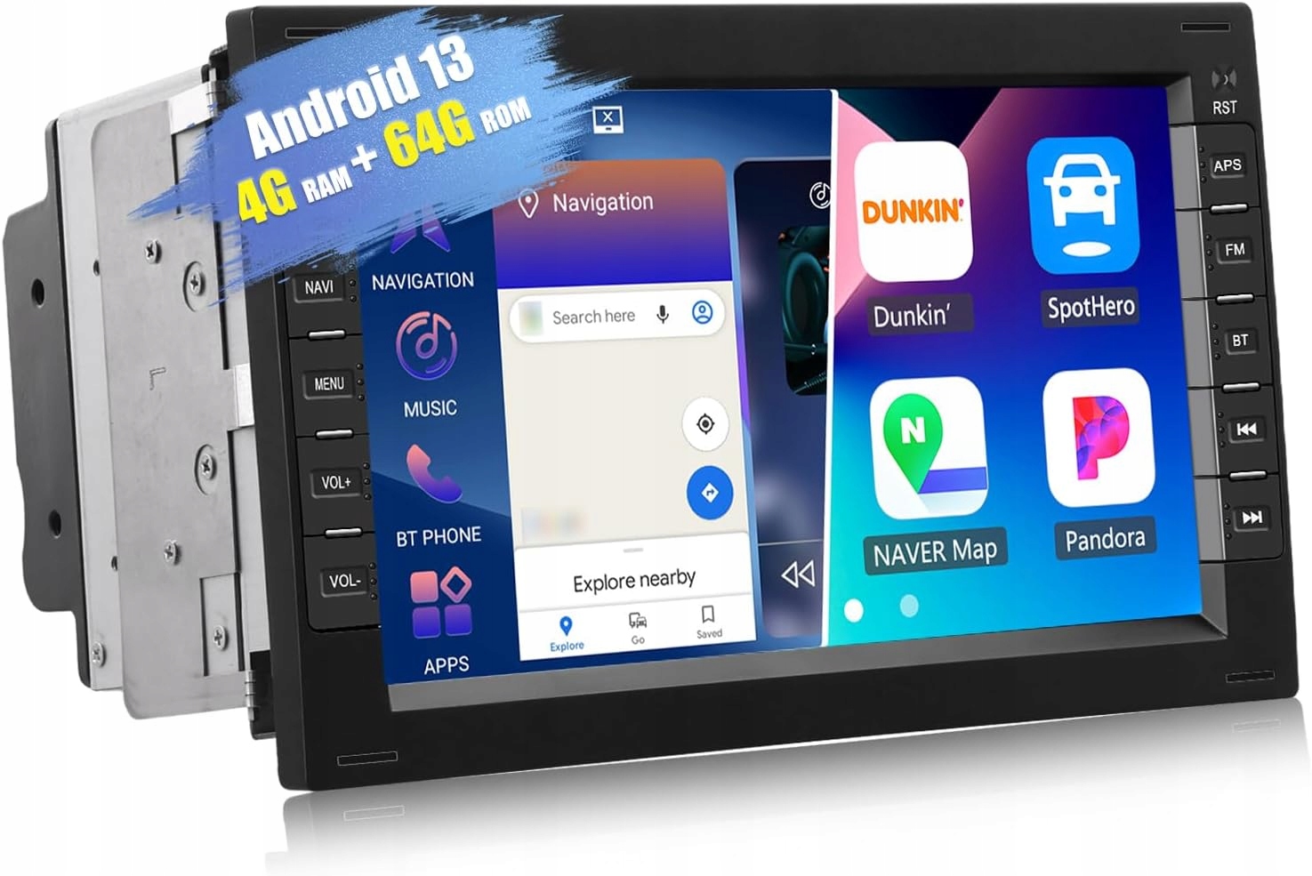 NAWIGACJA RADIO ANDROID VW PASSAT B5 FL POLO GOLF 4 TRANSPORTER T4 T5 • Cena, Opinie - Allegro