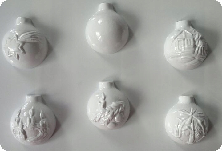 BOMBKI CHOINKOWE FORMA DO GIPSU ODLEWY GIPSOWE (4036159200332) • Cena ...