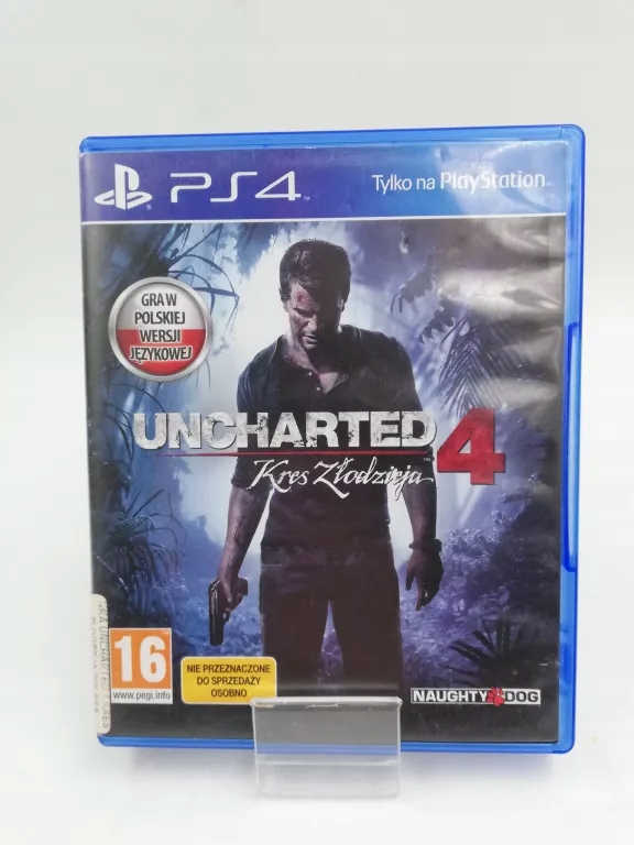 GRA UNCHARTED 4 KRES ZŁODZIEJA POLSKA WERSJA JĘZYKOWA PL PS4 OPIS! - Stan: Używany - Sklepy ...