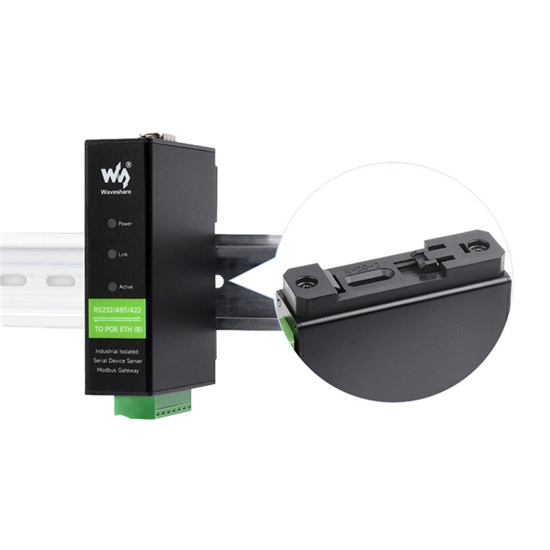Moduł serwera szeregowego Waveshare DIN-Rail RS232 do RJ45 Ethernet TCP ... Moduł serwera szeregowego Waveshare DIN-Rail RS232 do RJ45 Ethernet TCP ...