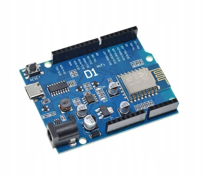 Płytka rozwojowa ESP8266 D1 USB Type-C, format UNO R3-compatible - Sklep, Opinie, Cena w Allegro