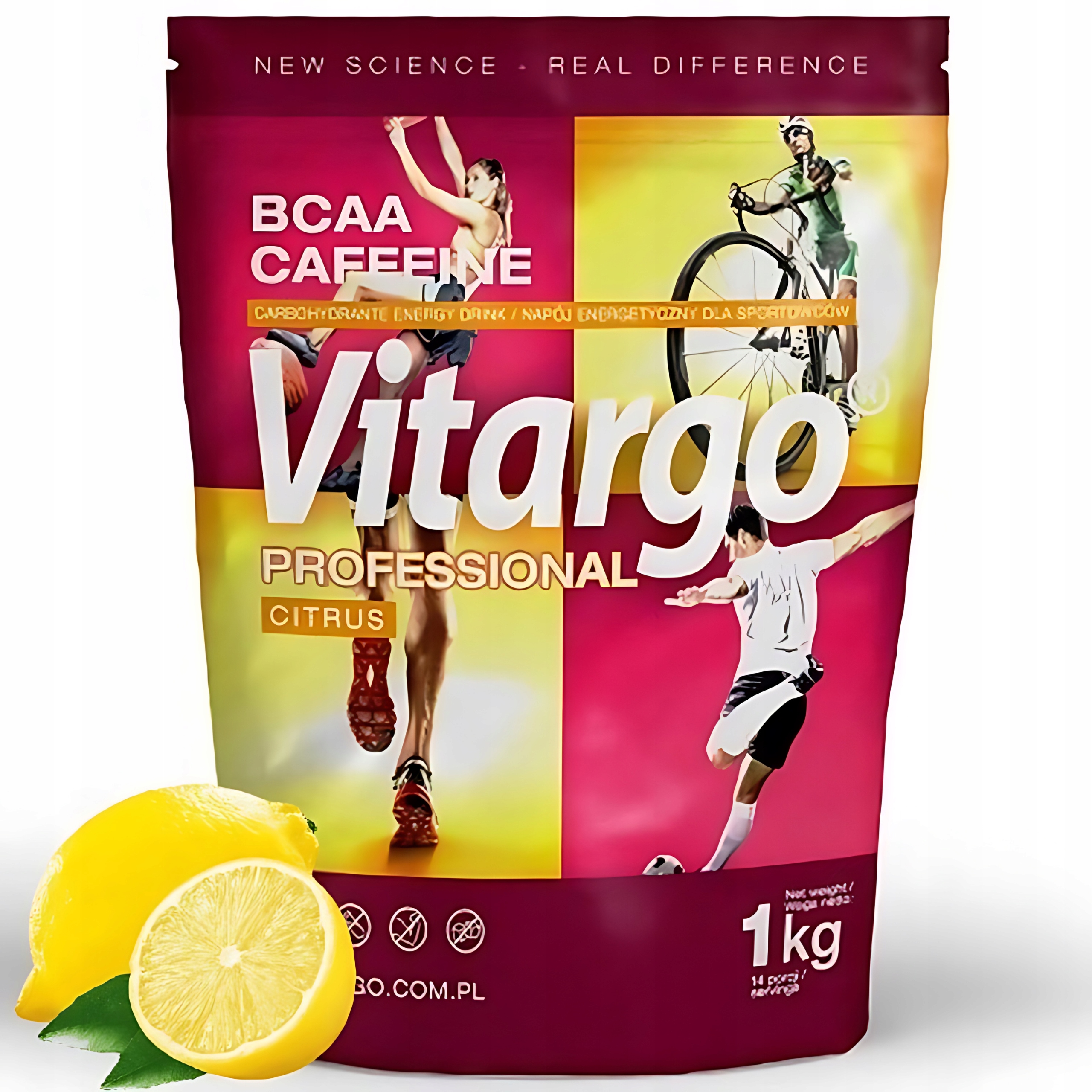 WĘGLOWODANY VITARGO PROFESSIONAL 1kg BCAA KOFEINA CARBO WYTRZYMAŁOŚĆ ...