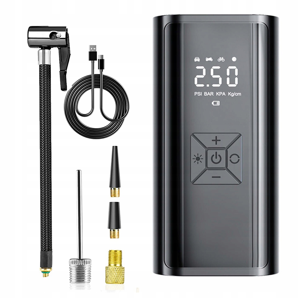 Sada Elektrická Cyklistická Pumpa Automobilová 12V 6000MAH cena, slevy ...