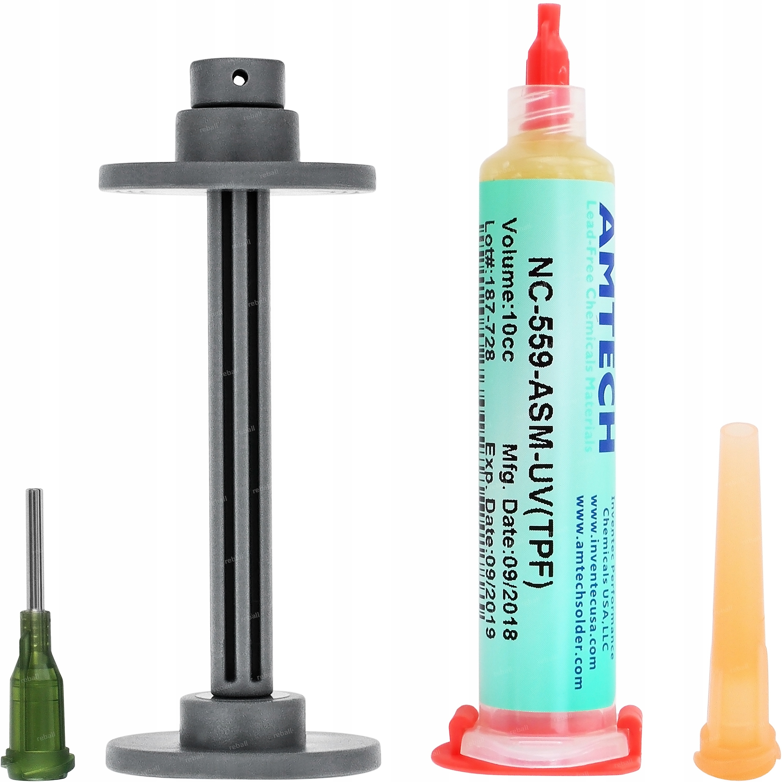 FLUX AMTECH NC-559-ASM-TPF(UV) 10g+ TŁOCZEK 2 IGŁY - porównaj ceny - Allegro.pl