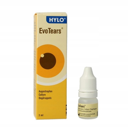 HYLO EVOTEARS KROPLE DO OCZU 3ML 3C45 (4031626711342) • Cena, Opinie ...