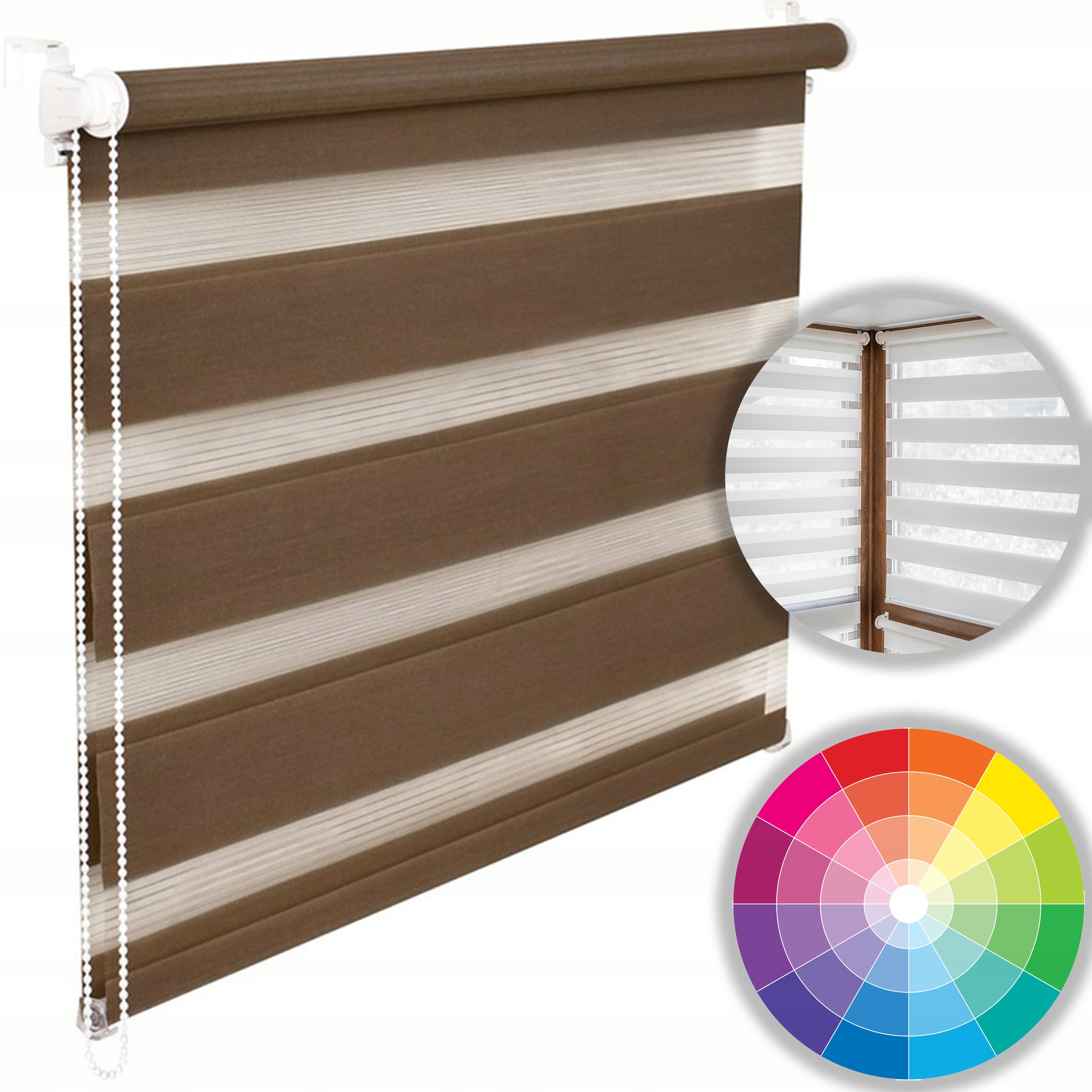 ROLETY NA WYMIAR DZIEŃ KOLORÓW 76x215 cm • Cena, Opinie • Rolety dzień ...