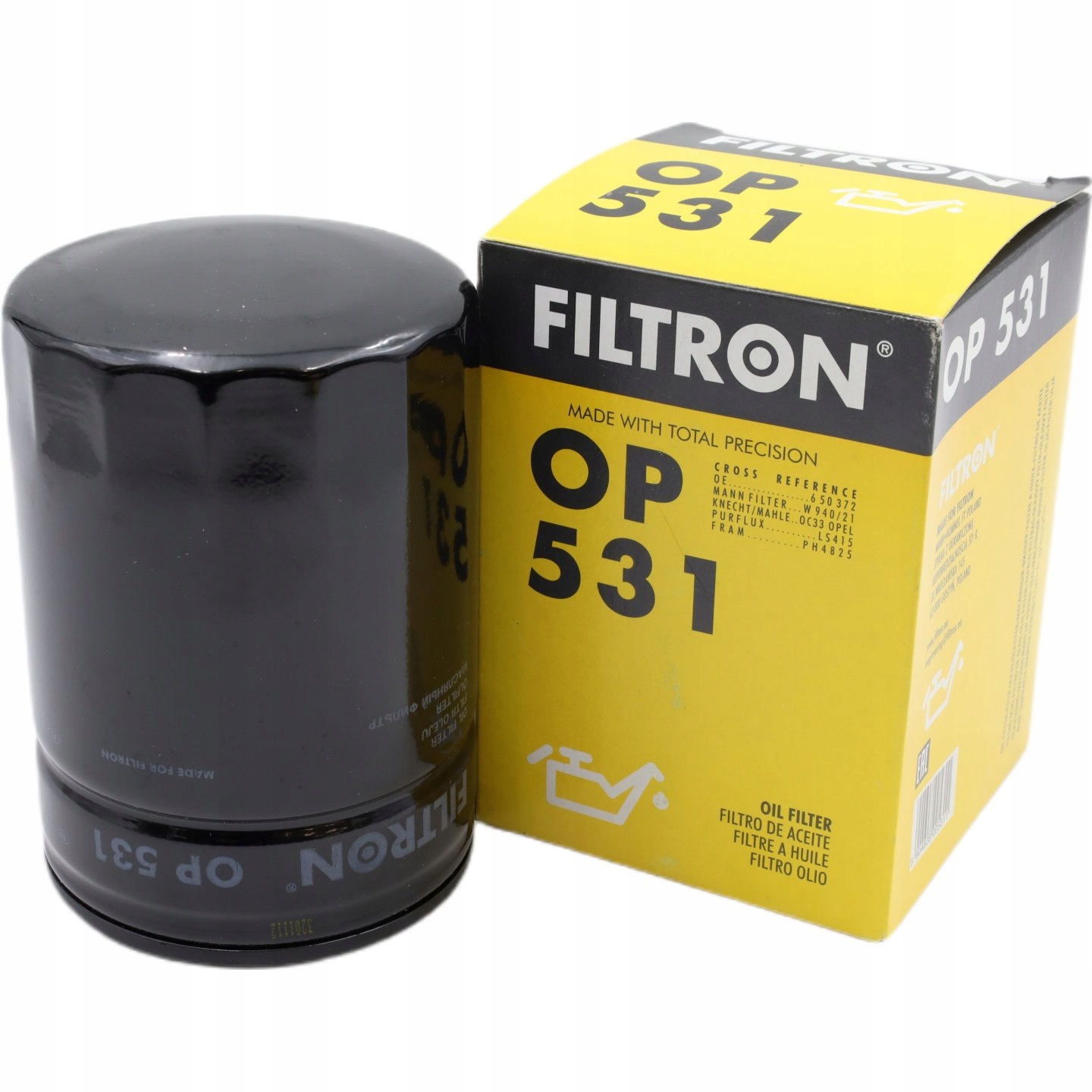 Масляный фильтр Фильтртрон OP531 купить с доставкой из Польши с Allegro ...