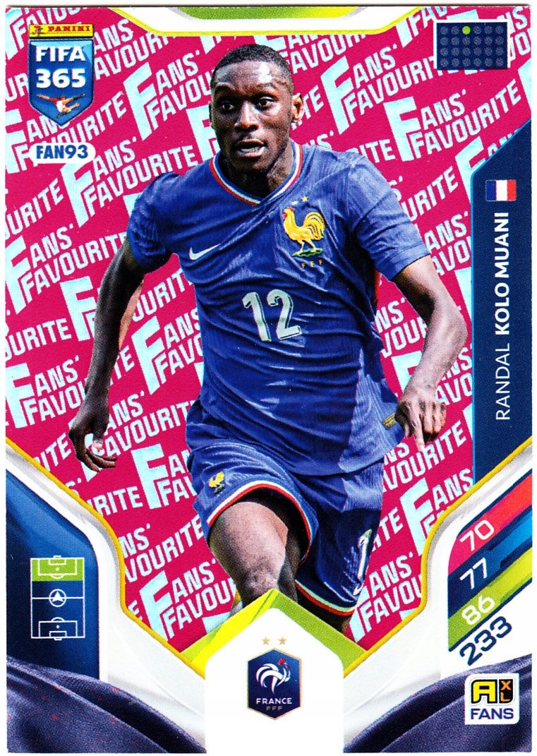 FIFA 365 2026 Oblíbený fanoušek Randal Kolo Muani FAN93, • Ceny ...