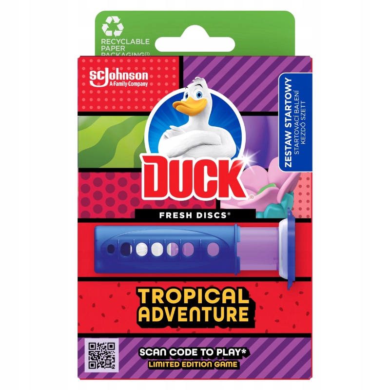 WC DUCK FRESH DISCS STARTER 36ML TROPICAL ADVENTUR (5000204345179 ...