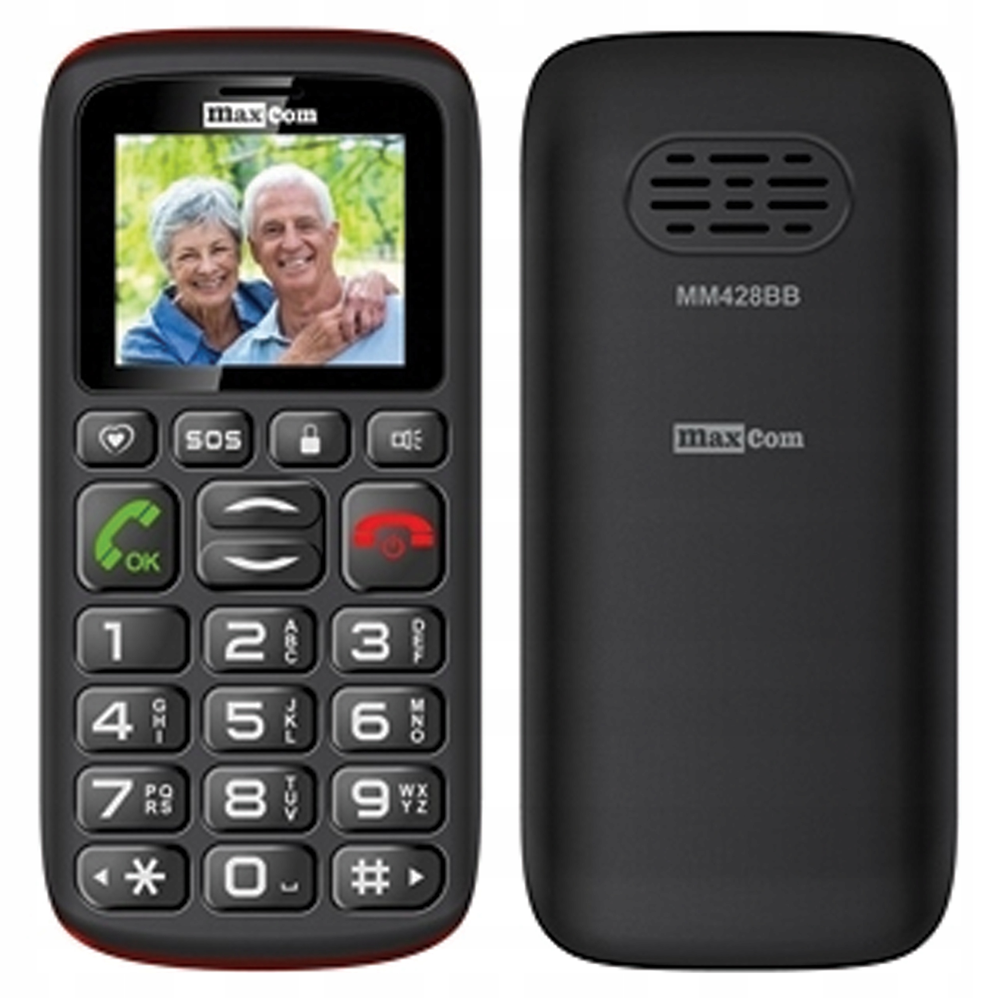 MAXCOM MM428 TELEFON KOMÓRKOWY CZARNY, DUALSIM, 3G, SMARTFON - Sklep ...