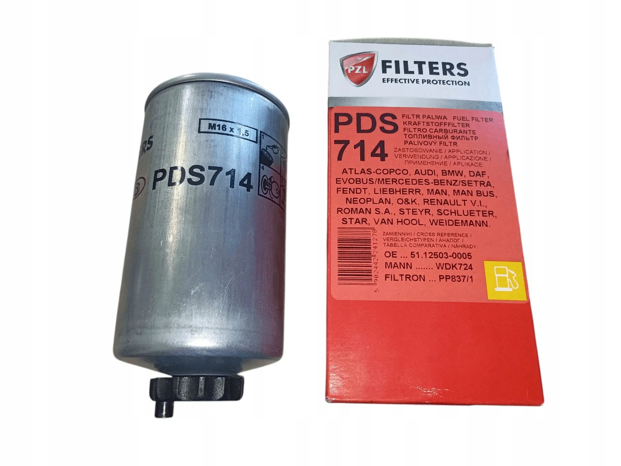 Palivový filter PDS714 PDS-7.1.4 PZL Sędziszów FENDT, FARMTRAC za 9 ...