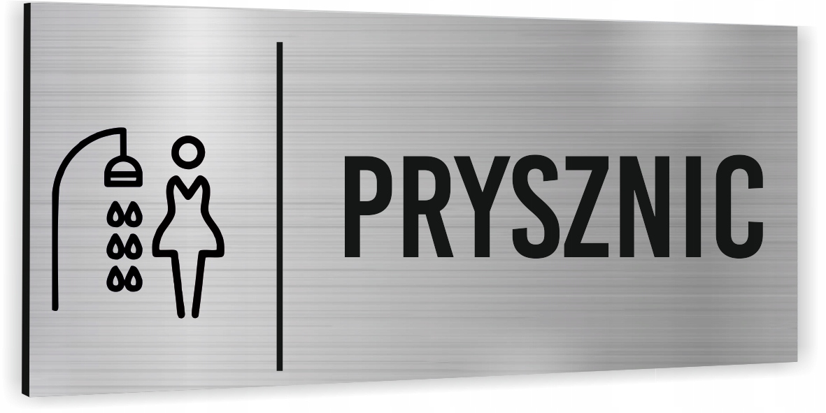 Tabulka označení sprchy Informační tabule Piktogram Hliník za 108.00CZK ...