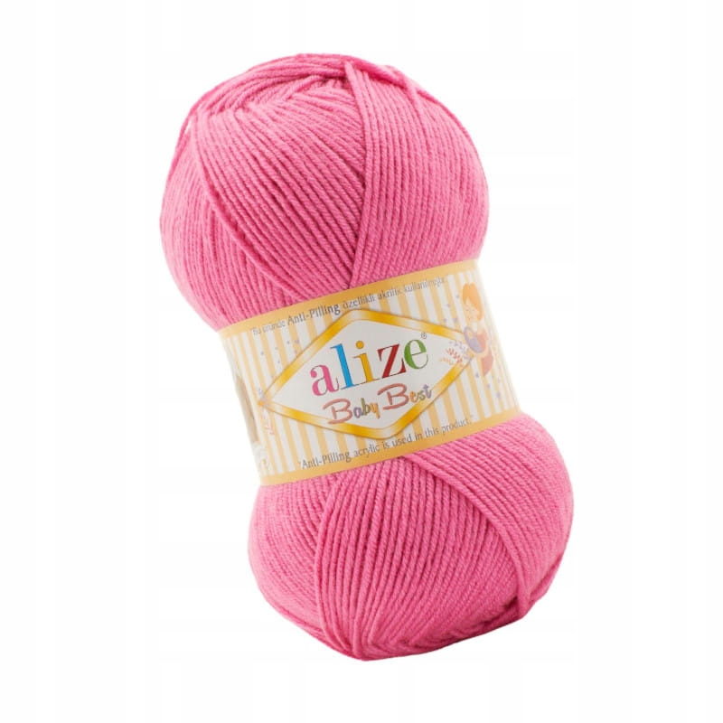 Alize Baby Best 157 Róż Cukierkowy Anty-Pilling (100gr/240mt ...