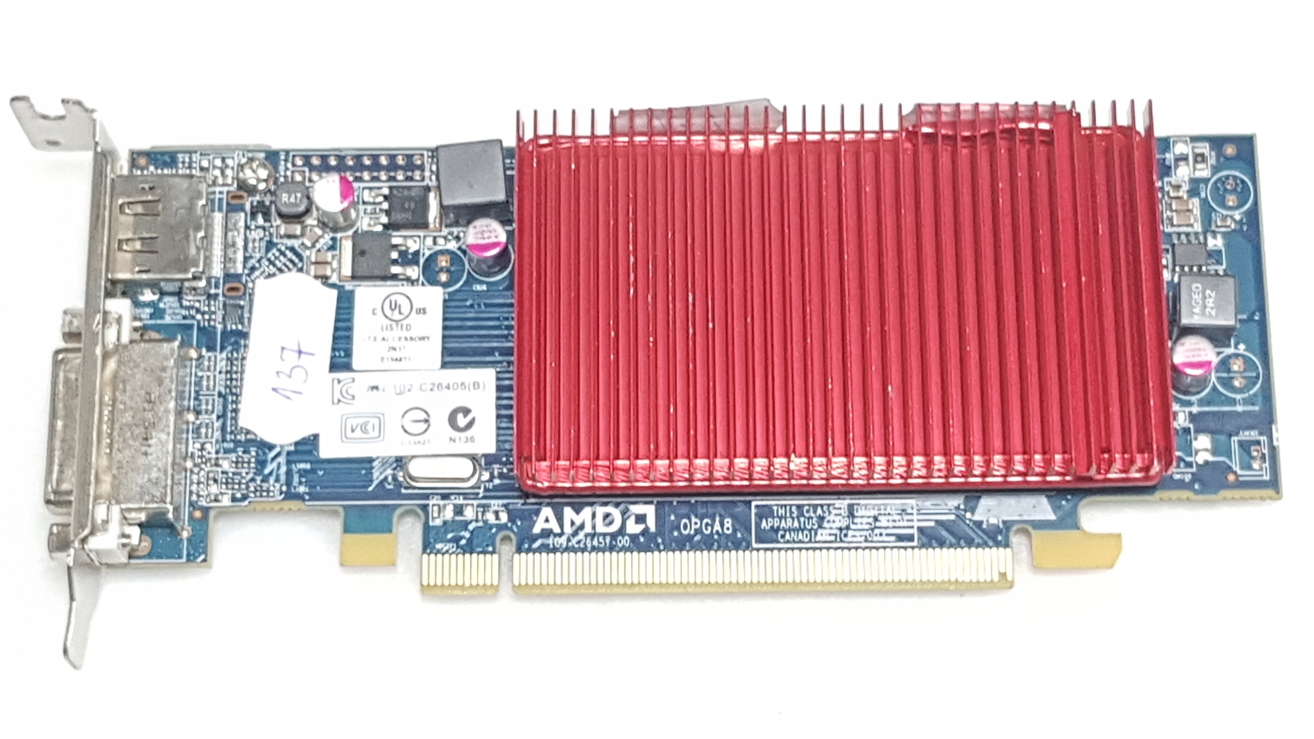 karta graficzna ATI HD6450 1GB display port DVI low niski profil LP ...