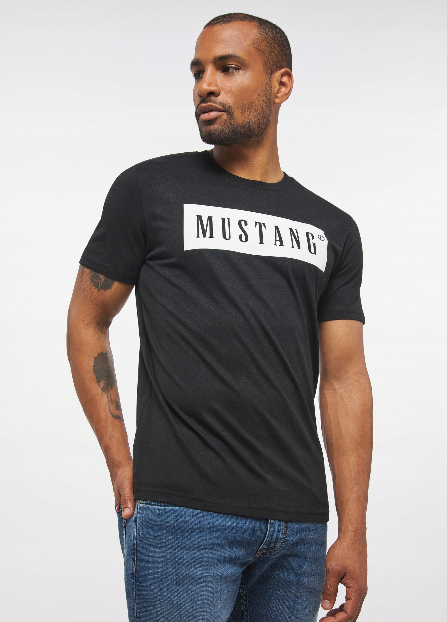 Mustang t-shirt Alex C Logo 1013223 4142 czarny L (4058823092630 ...