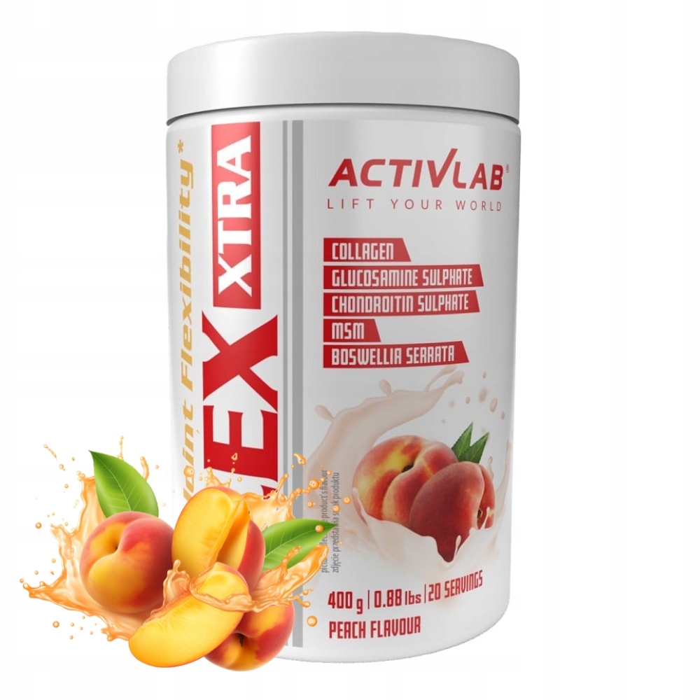 ACTIVLAB FLEX XTRA 400 G KOLAGEN MSM GLUKOSAMIN VITAMÍN C B6 D3 KLOUBY ...