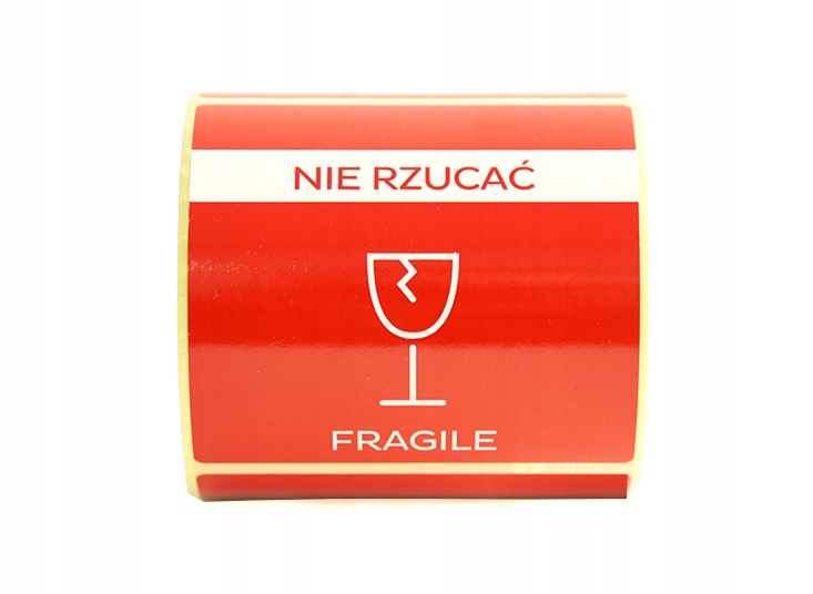 Naklejki na paczkę paczki NIE RZUCAĆ 250szt - porównaj ceny - Allegro.pl