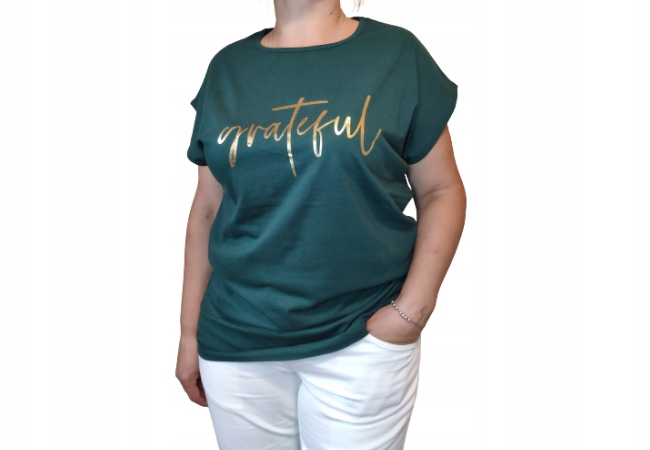 Buzka Oversize z Krótkim Rękawem, Plus Size • Cena, Opinie • Bluzki ...