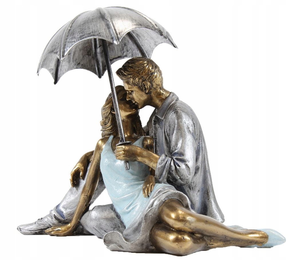 Figurka Art-Pol Para Całująca się pod Parasolem 15x19x12 cm ...