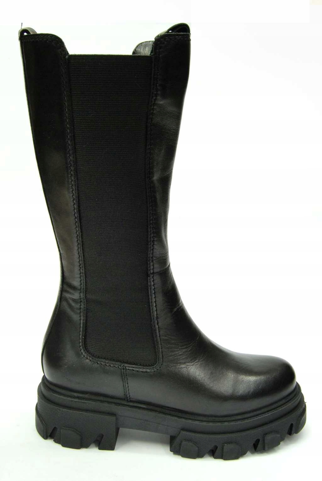 SIMEN 5372A kozaki na grubej platformie SKÓRA r 38 12697169993 - Allegro.pl