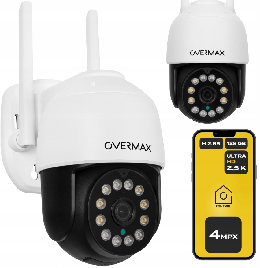 Overmax Camspot 4.95 KAMERA ZEWNĘTRZNA 25s LAN 12 LED IP66 WIFI Full HD - Sklep, Opinie, Cena w ...