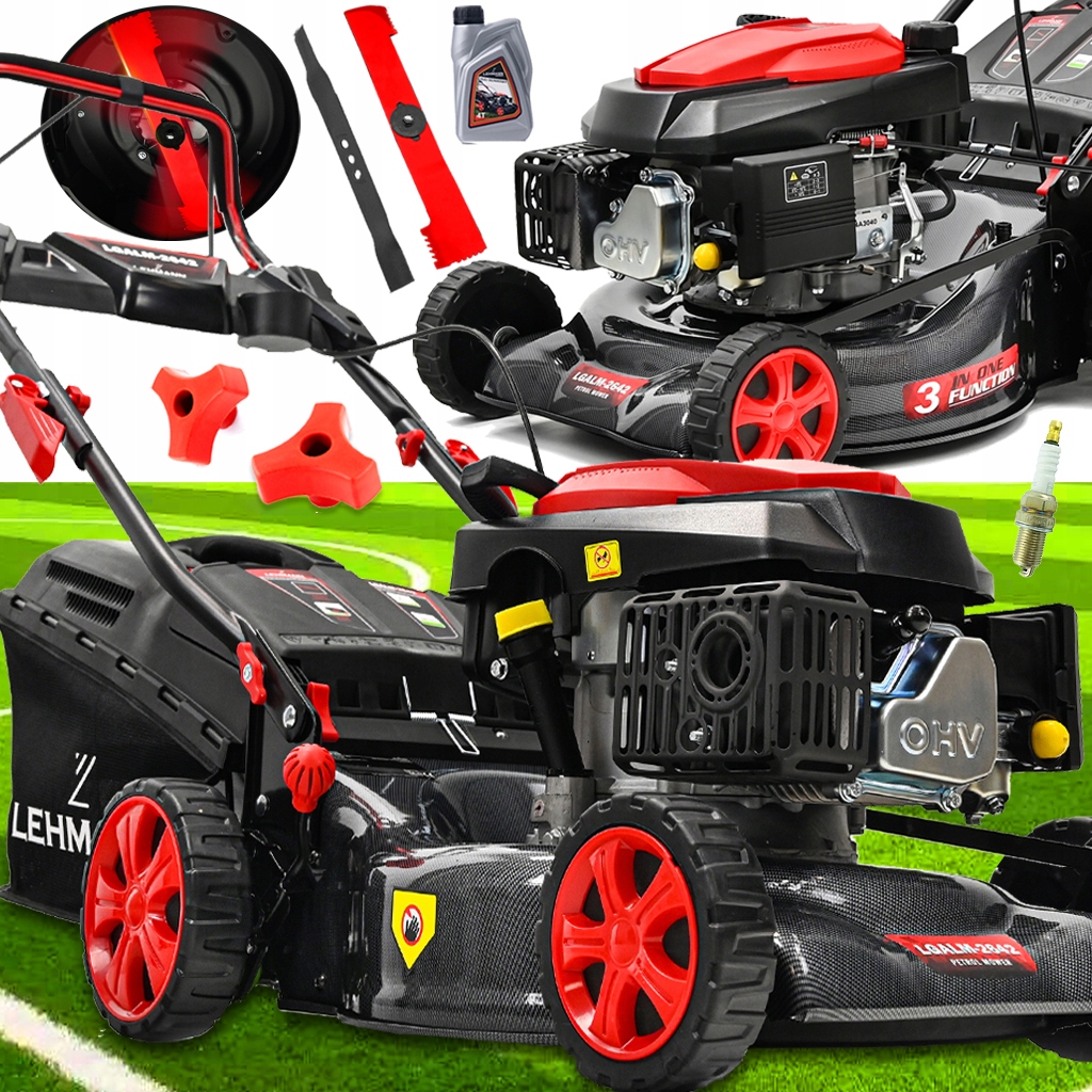 MOCNA KOSIARKA SPALINOWA Z NAPĘDEM 42CM SILNIK LEHMANN 146CC NOWY MODEL ...