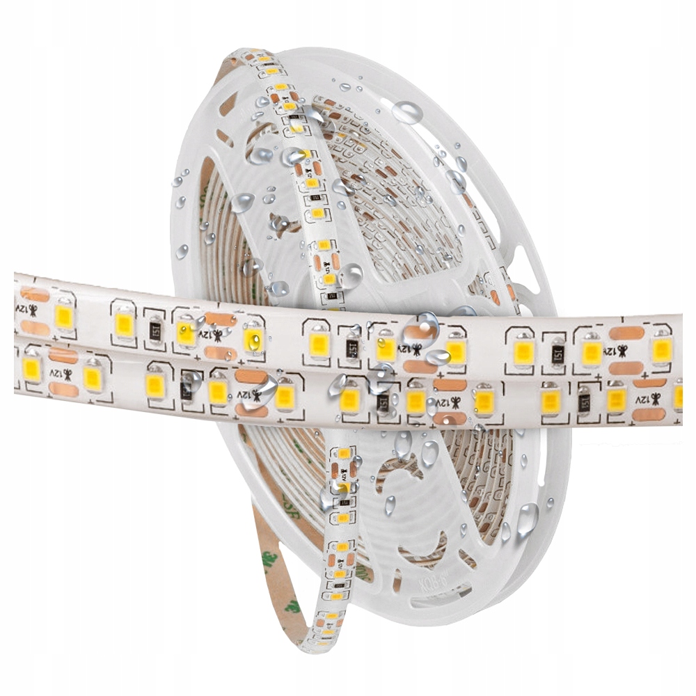 5m taśma 2835 120Led/m 9,6W/m biała neutralna IP63 (5905982163987 ...