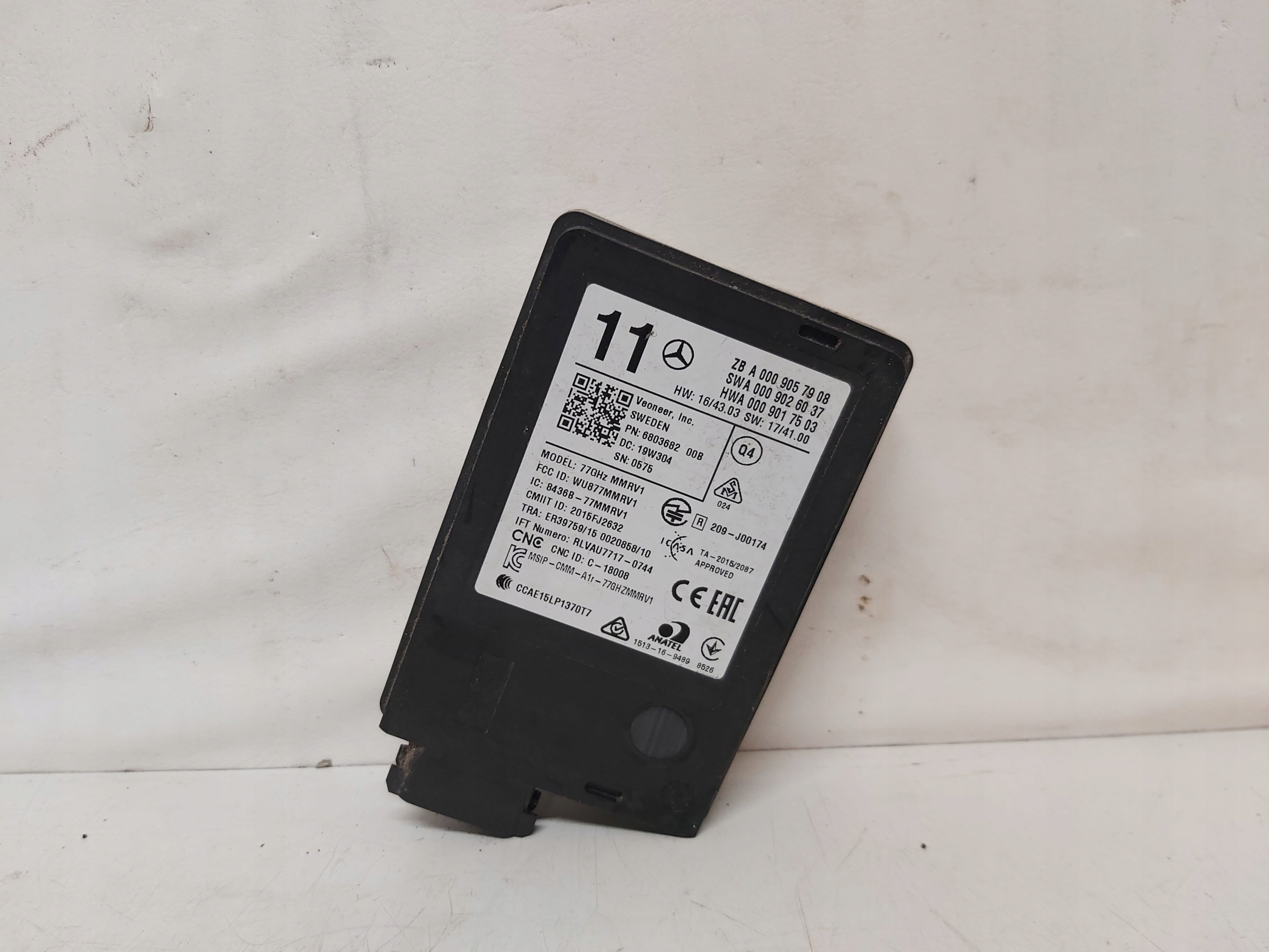 MERCEDES A0009057908 RADAR SENSOR ACC CZUJNIK • Cena, Opinie - Allegro