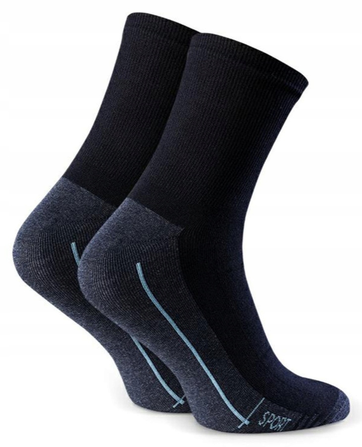 Skarpety Steven Sport granatowe 41-43 13199387133 - Allegro.pl