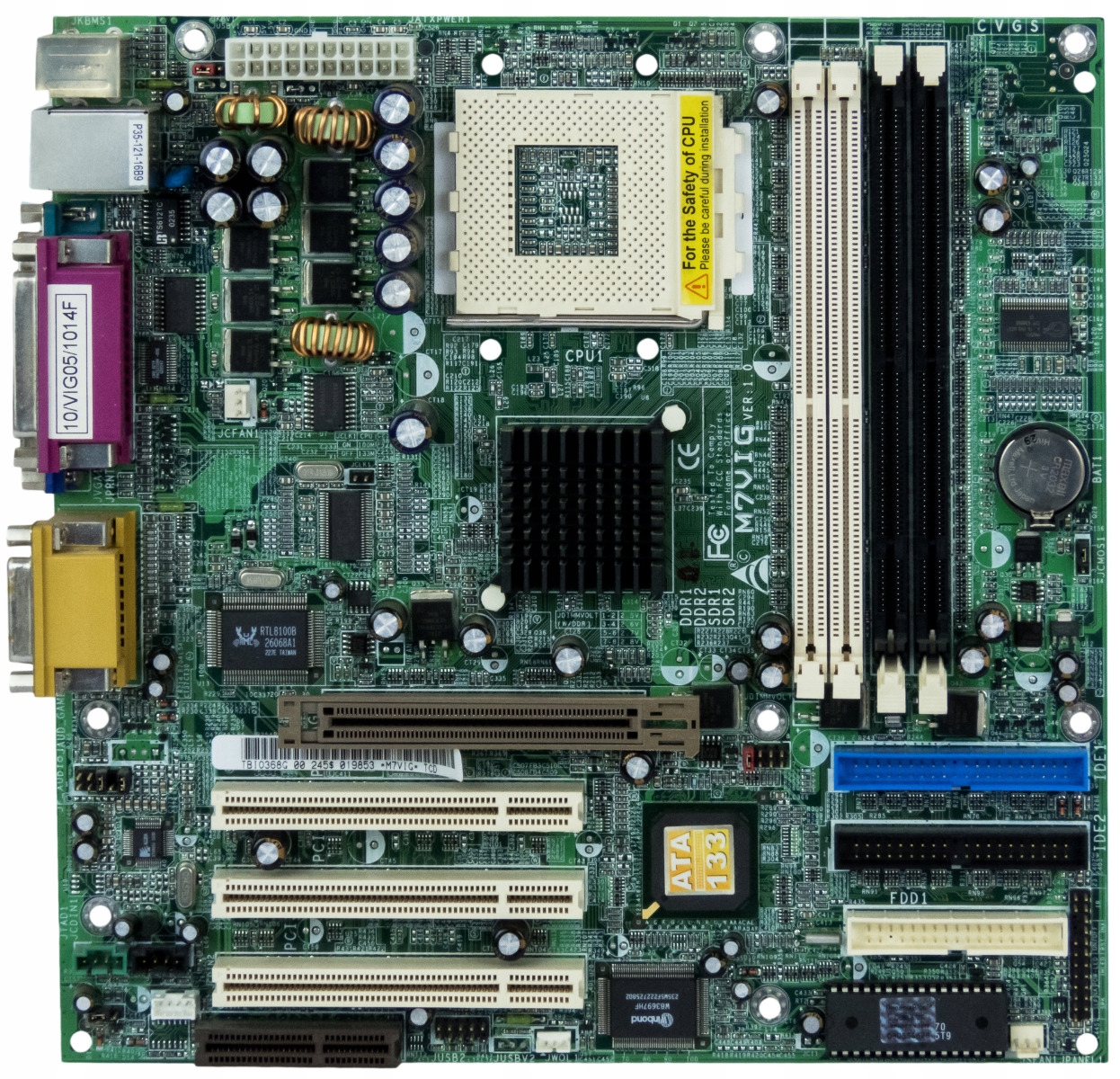 BIOSTAR M7VIG s.462 DDR SDRAM PCI AGP CNR mATX - porównaj ceny - Allegro.pl