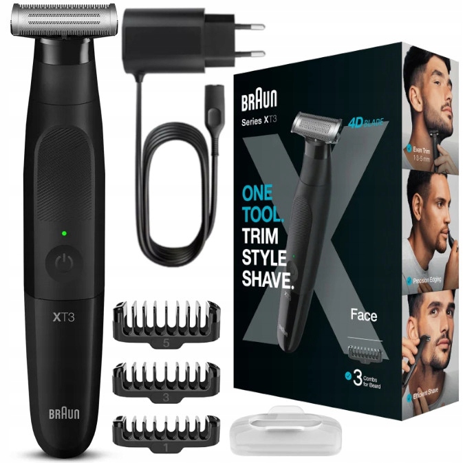MASZYNKA TRYMER GOLARKA męska DO CIAŁA BRODY BRAUN XT3100 WET-DRY 3 ... MASZYNKA TRYMER GOLARKA męska DO CIAŁA BRODY BRAUN XT3100 WET-DRY 3 ...