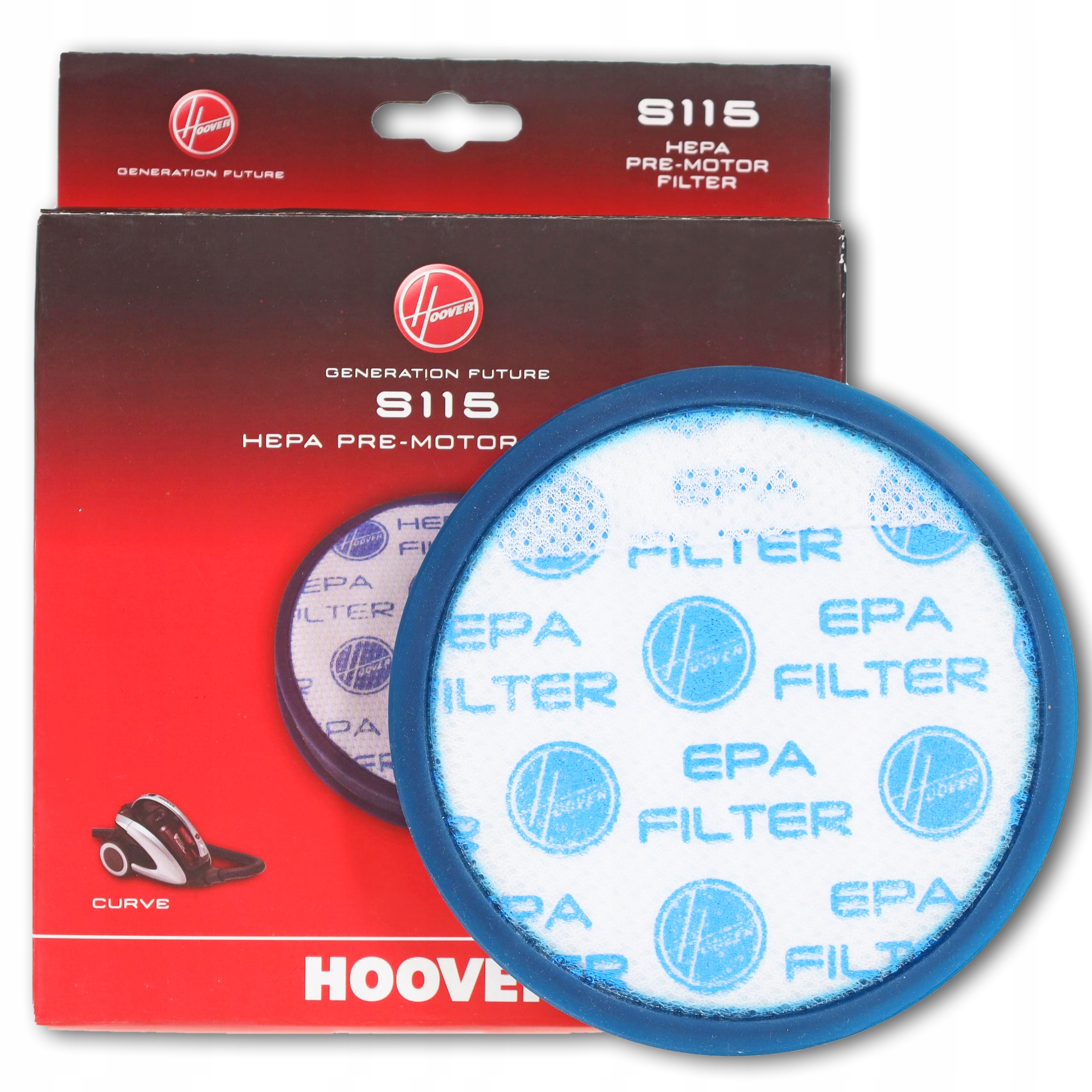 Filtr vysavače HOOVER RC81 REACTIV ORIGINÁL RC16 - Allegro