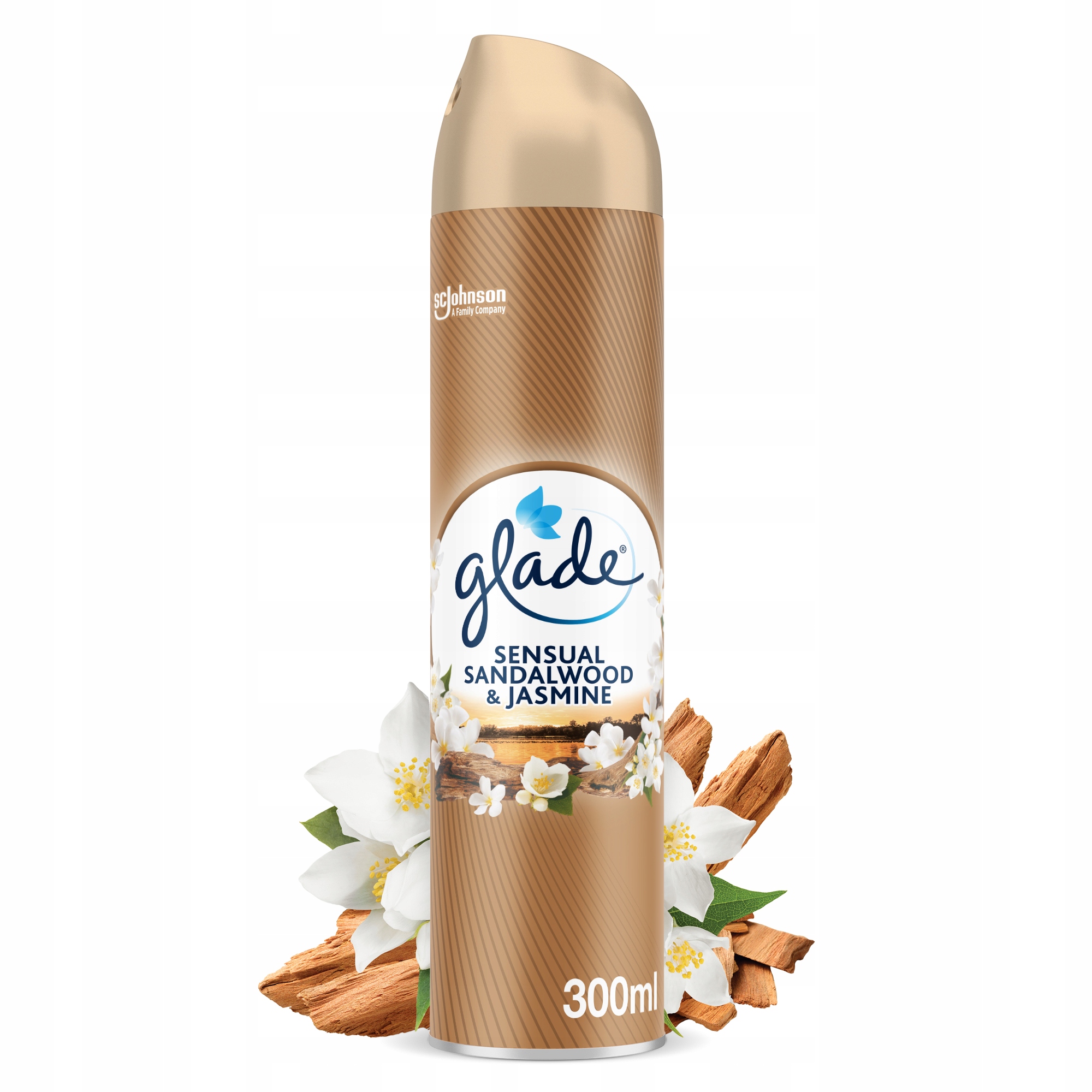 GLADE ODŚWIEŻACZ POWIETRZA W SPRAYU SENSUAL SANDALWOOD & JASMINE 300ML 14870970308 - Allegro.pl