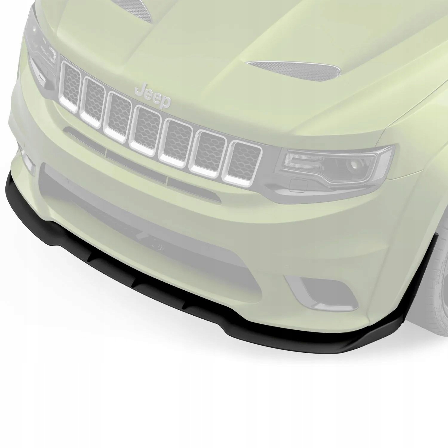 Spoiler Dokładka Zderzaka SRT Czarny Mat JEEP GRAND CHEROKEE 2014-2021 ...