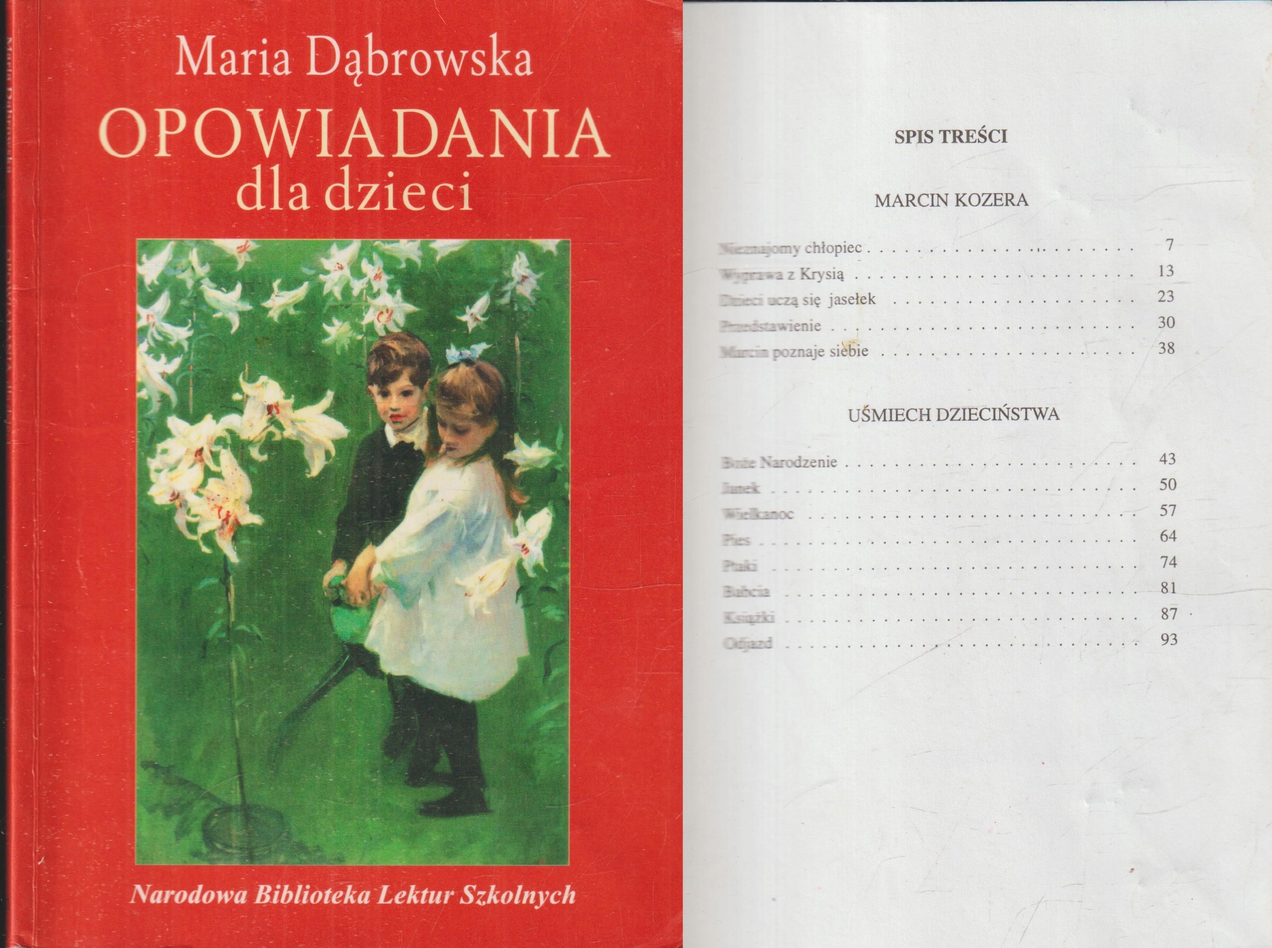 Opowiadania dla dzieci Dąbrowska Literatura piękna(13747598852 ...