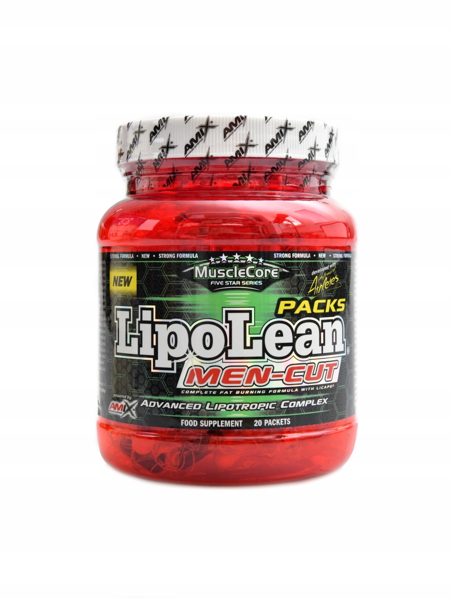 Wielozadaniowe saszetki Amix LipoLean Men-Cut smak naturalny 400 g 20 ...