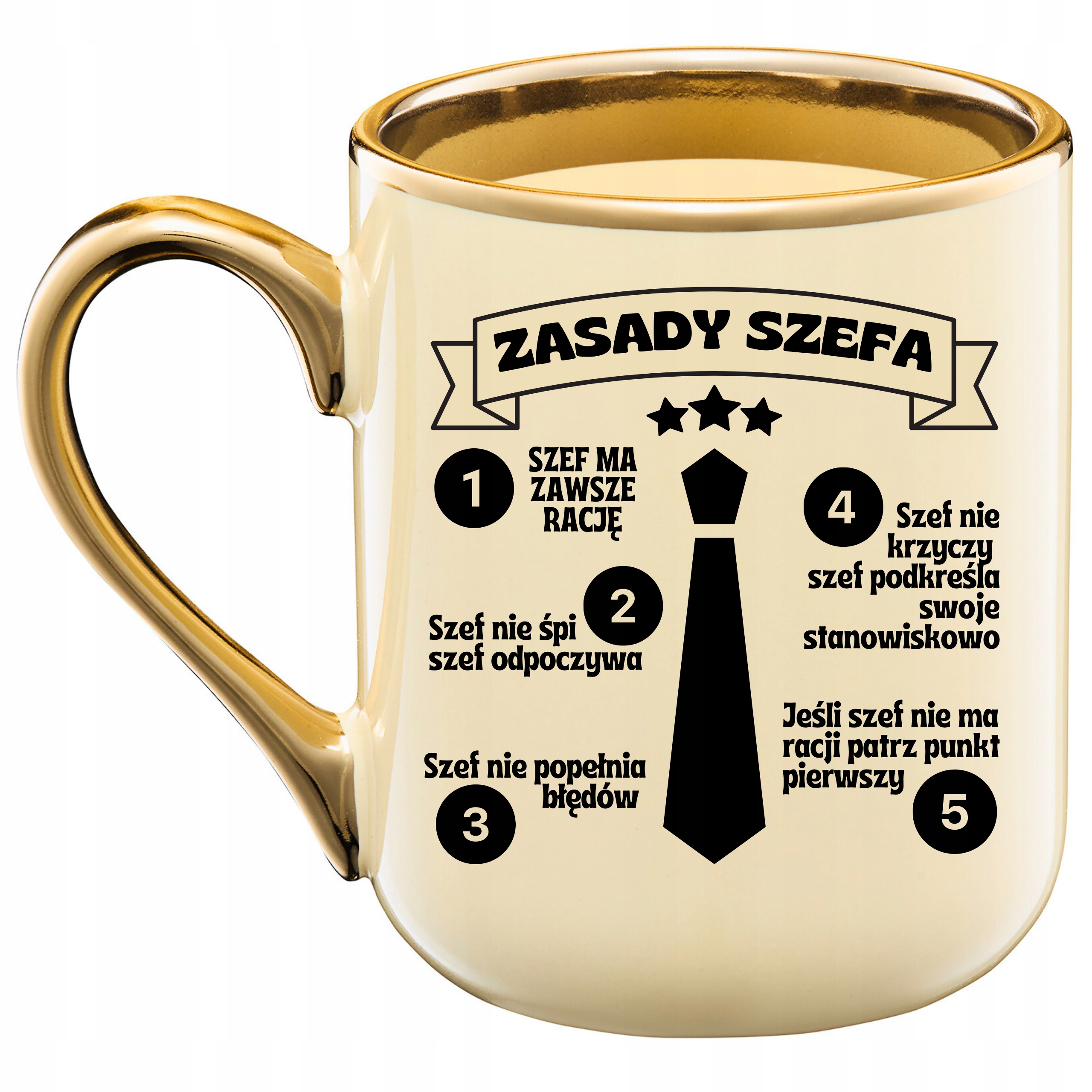 Kubek CupLife Kubek dla szefa elegant beżowy ceramika 330 ml (5907177731308) • Cena, Opinie ...