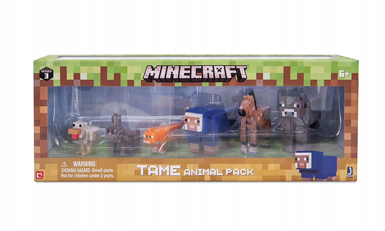 MINECRAFT FIGURKI ZWIERZĘTA DOMOWE 6 PAK MOJANG (681326165880) • Cena ...