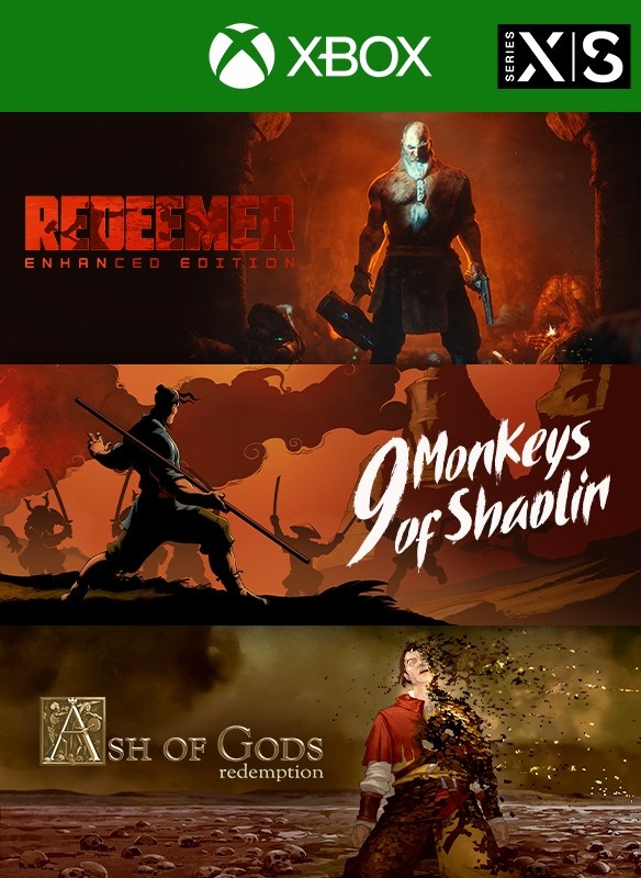 9 MONKEY + ASH OF GODS + REDEEMER XBOX ONE/X/S KLÍČ za 158.00CZK - Allegro
