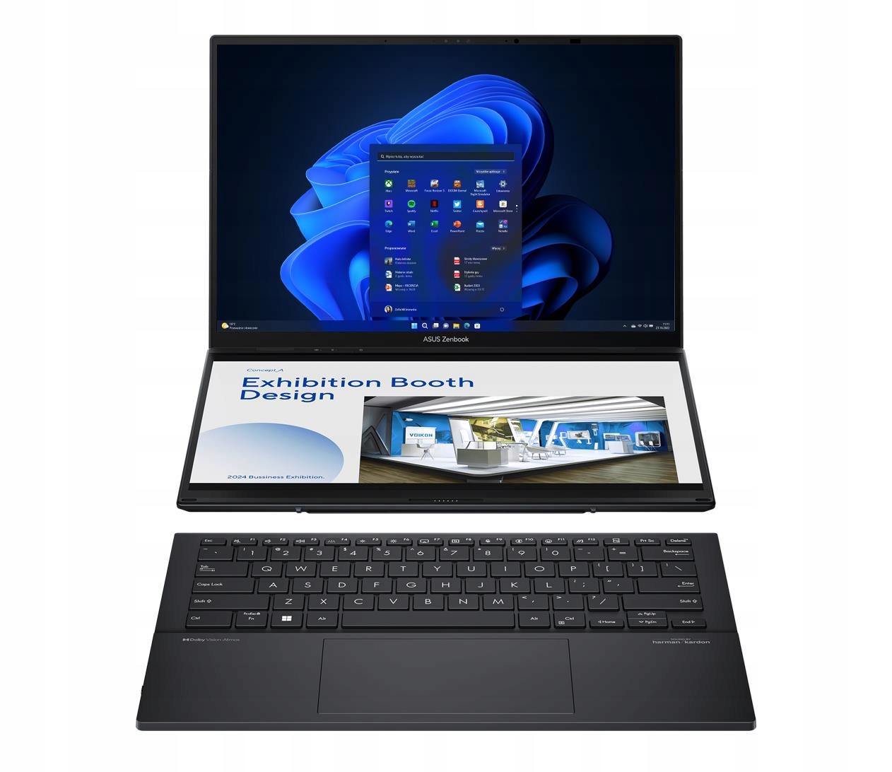 Laptop ASUS ZenBook Duo UX8406CA Ultra 9-285H 32G 2TB Win11 Pro OLED ...