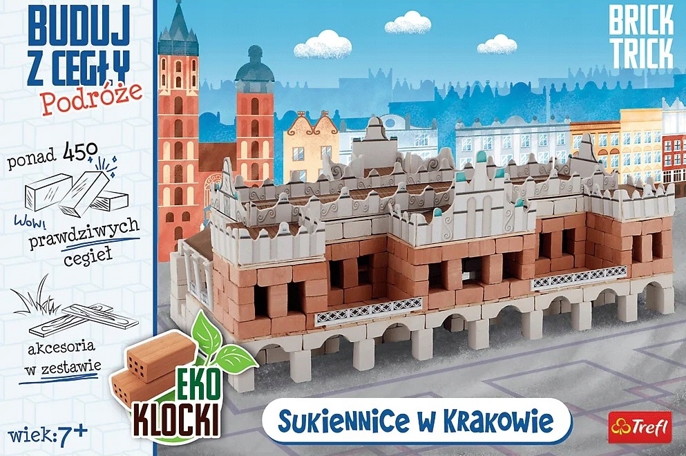Klocki Buduj z cegły Trefl Brick Trick 61549 Sukiennice w Krakowie (5900511615494) • Cena ...