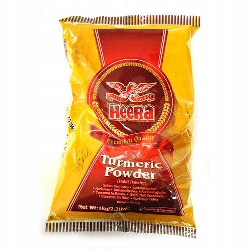 KURKUMA MIELONA 1KG TURMERIC POWDER W PROSZKU HEERA (5031416221180 ...